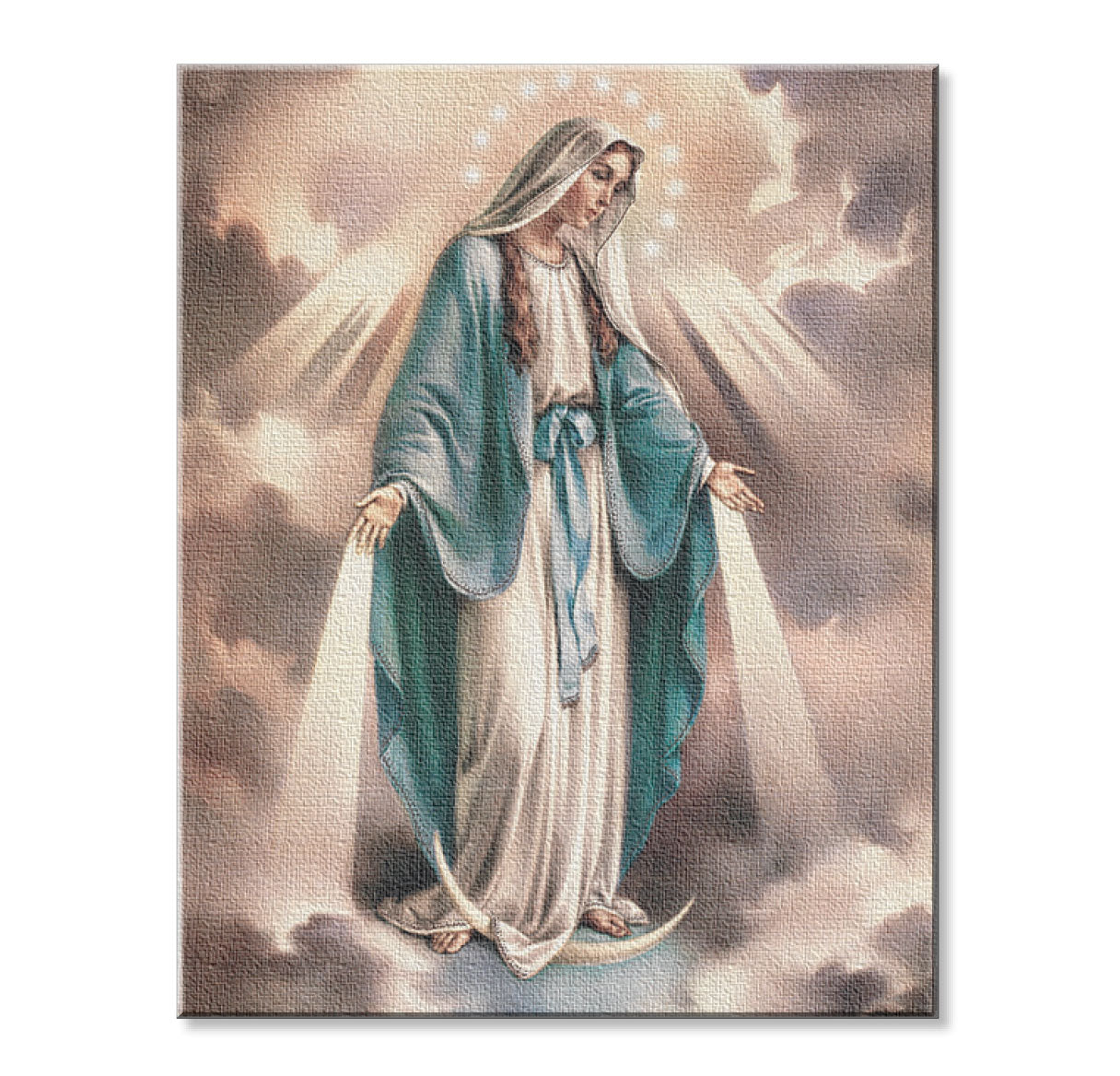 Our Lady of Grace Canvas Print – The Catholic Shop