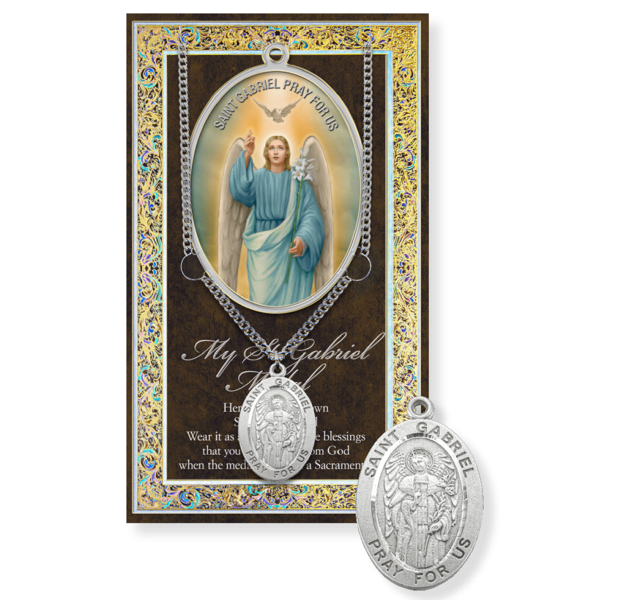 Saint Gabriel Biography Pamphlet and Patron Saint Medal – The Catholic Shop