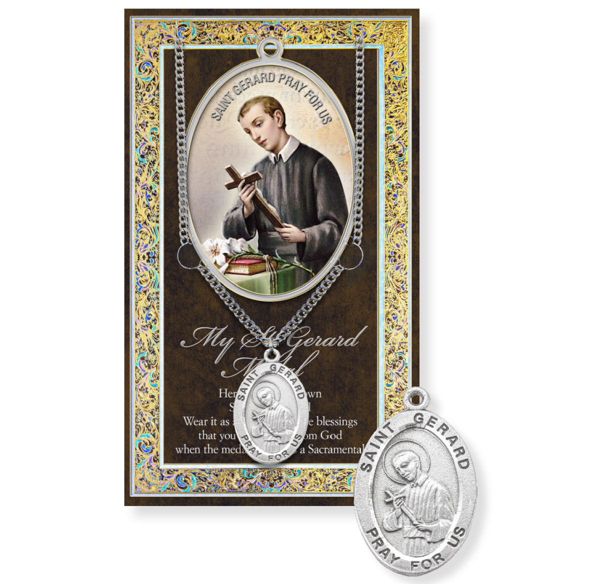Saint Gerard Biography Pamphlet and Patron Saint Medal – The Catholic Shop