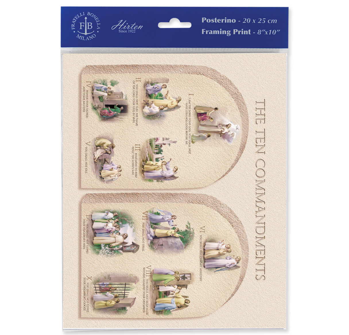 Ten Commandments Print – The Catholic Shop