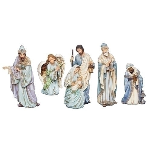 Blue Robed Nativity Set 15" – The Catholic Shop
