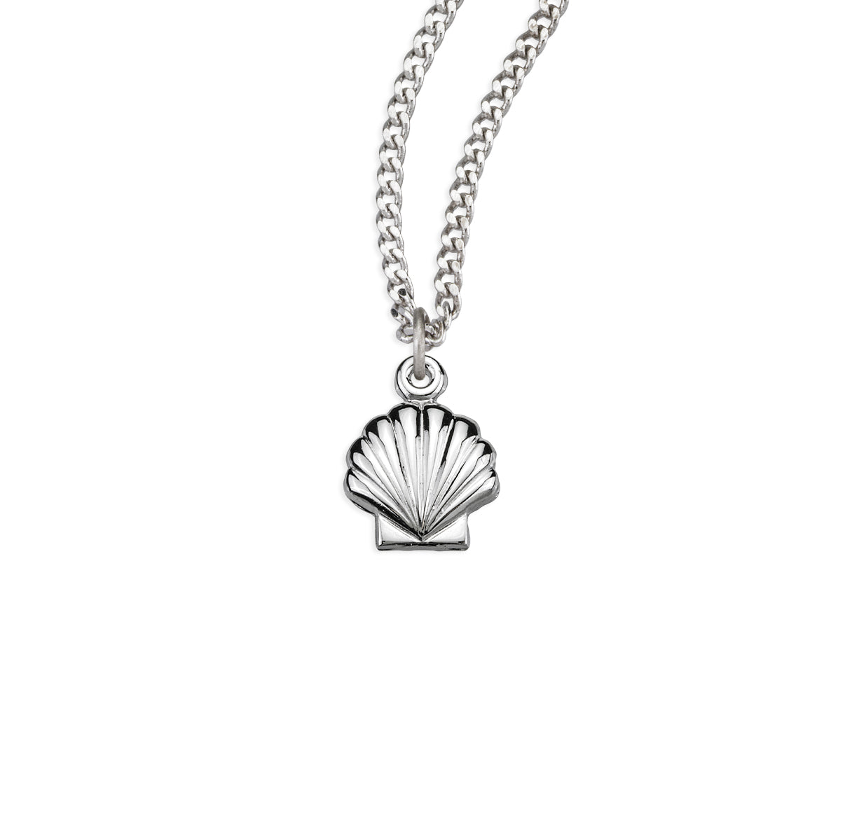 Holy Baptism Shell Sterling Silver Medal – The Catholic Shop