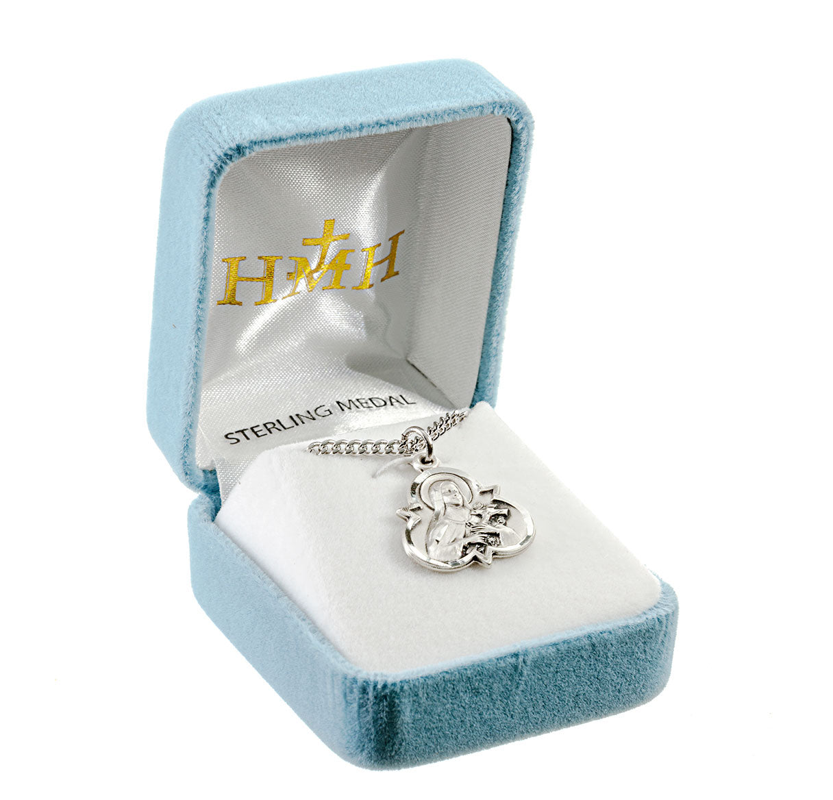 Saint Therese of Lisieux Sterling Silver Trinity Medal – The Catholic Shop