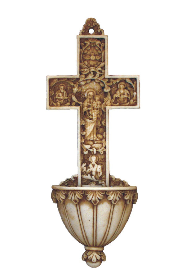 True Cross Church Holy Water Font 9" – The Catholic Shop