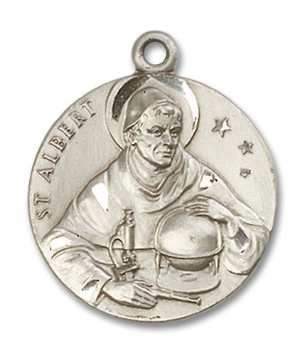 Sterling Silver Saint Albert the Great Pendant – The Catholic Shop