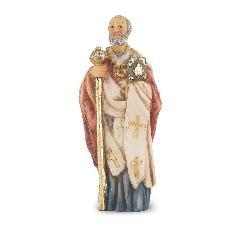 Saint Nicholas of Myra Resin Statue – The Catholic Shop