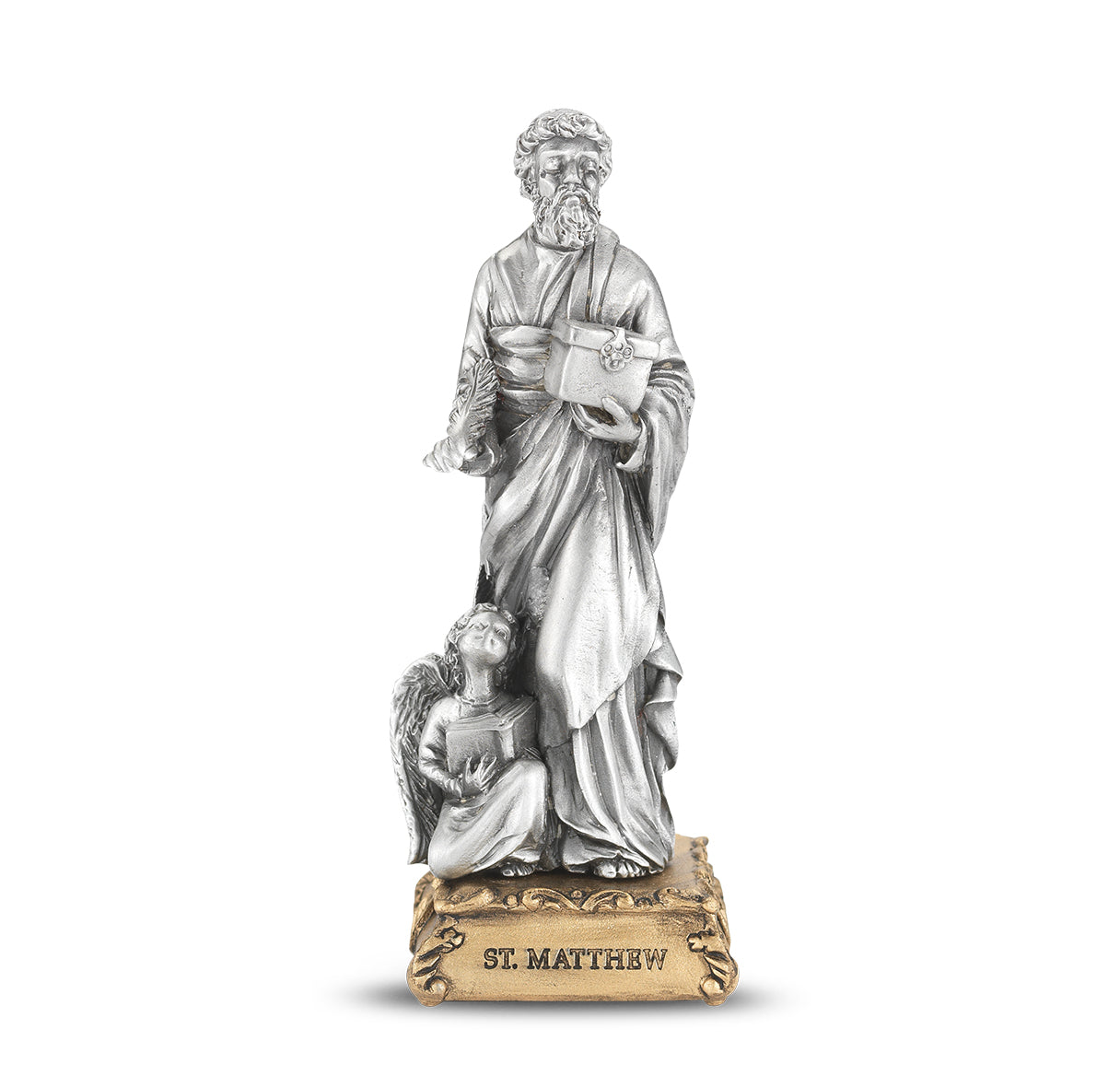 St. Matthew the Apostle Pewter Statue – The Catholic Shop