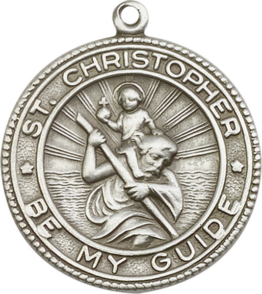 Antique Silver St. Christopher Keychain – The Catholic Shop