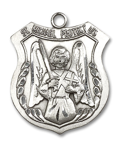 Sterling Silver Saint Michael the Archangel Pendant – The Catholic Shop