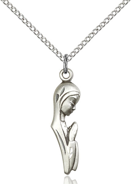 Sterling Silver Madonna Pendant – The Catholic Shop