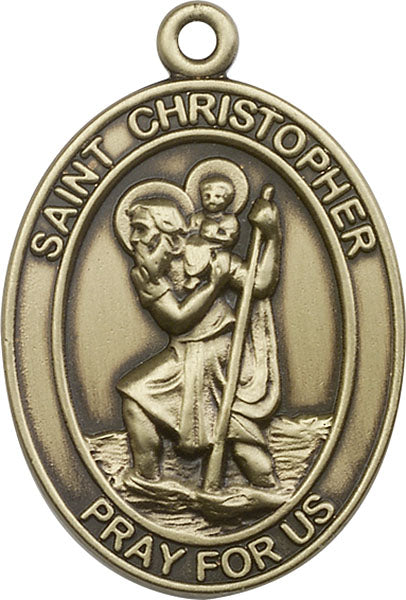 Antique Gold St. Christopher Keychain – The Catholic Shop