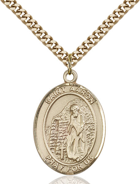 14kt Gold Filled Saint Aaron Pendant – The Catholic Shop