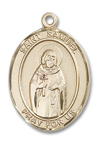 14kt Gold Saint Samuel Medal – The Catholic Shop