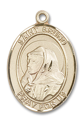 14kt Gold Filled Saint Bruno Pendant – The Catholic Shop