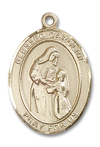 14kt Gold Blessed Caroline Gerhardinger Medal – The Catholic Shop