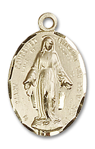 14kt Gold Filled Immaculate Conception Pendant – The Catholic Shop