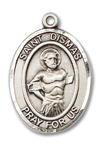 Sterling Silver Saint Dismas Pendant – The Catholic Shop