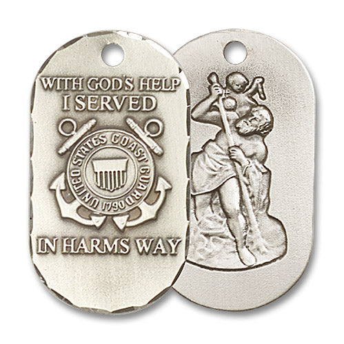 Sterling Silver Coast Guard Pendant – The Catholic Shop