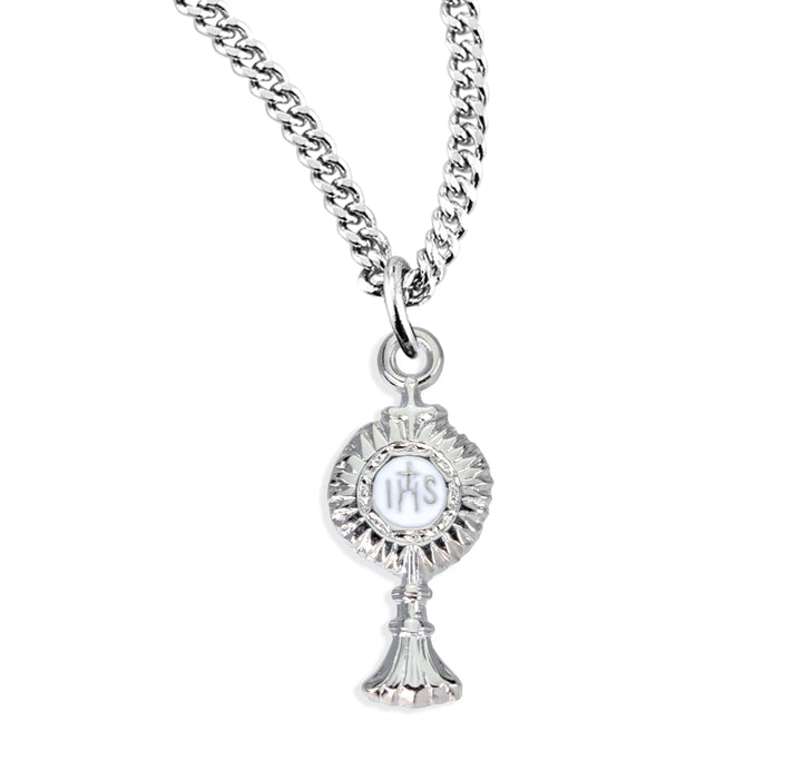 Two-tone Sterling Silver Monstrance Pendant – The Catholic Shop