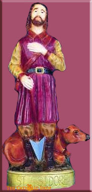 St Isidore Garden Statue – The Catholic Shop